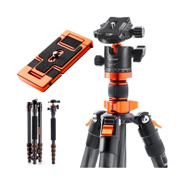 K&F Concept D255C4 BH-28L Tripod - Multicom Retail Podgorica
